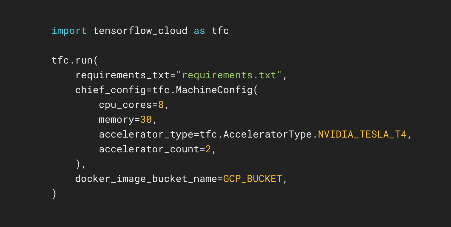 TensorFlow Cloud